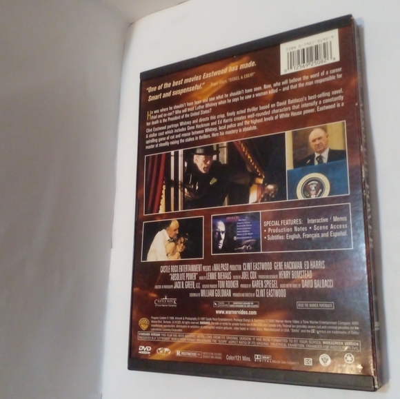 Other | Dvd Absolute Power Clint Eastwood Euc | Poshmark